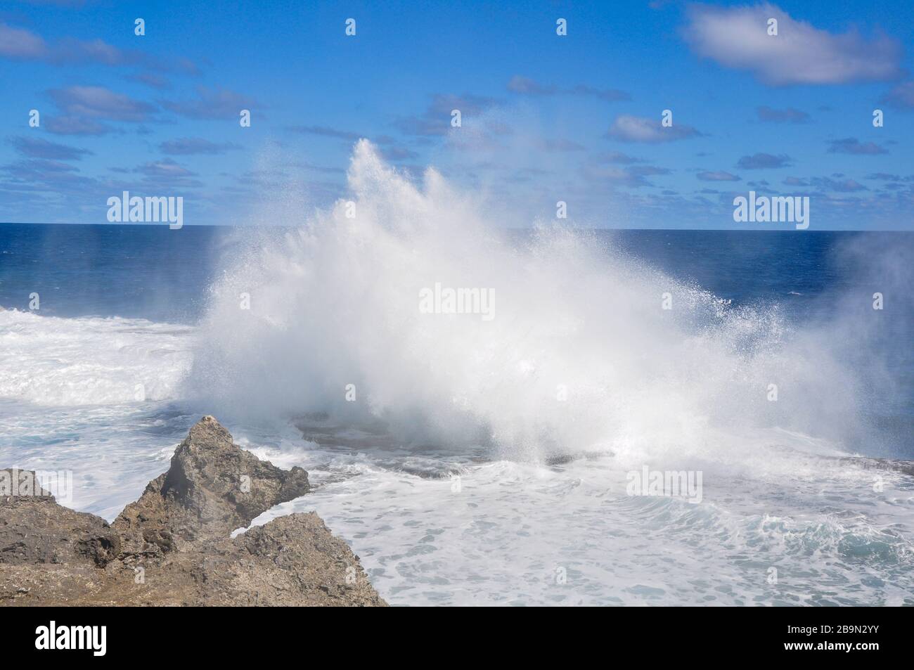 Mapu’a ‘a Vaea Blowholes Stock Photo - Alamy