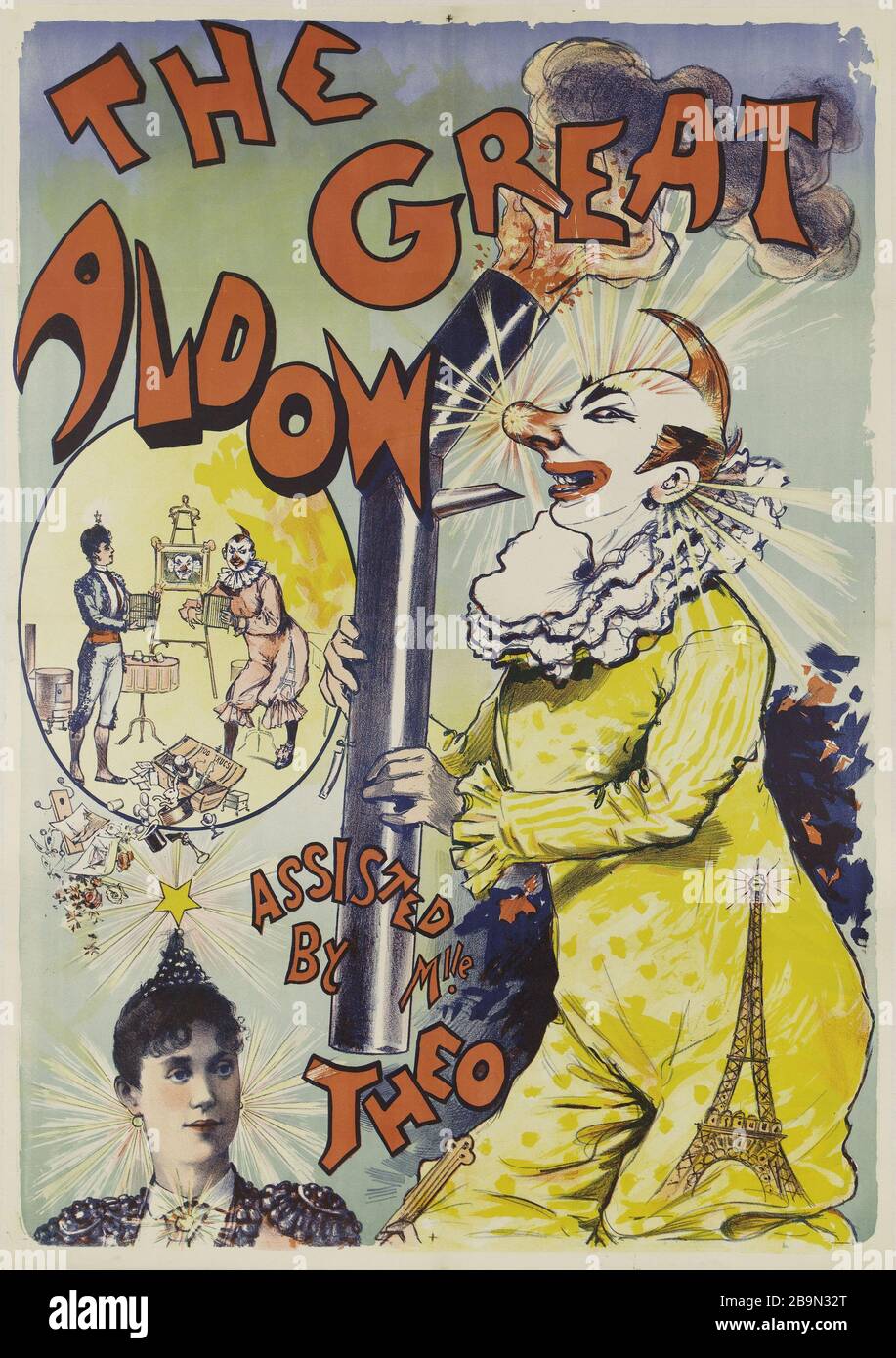 THE GREAT ALDOW, ASSISTED BY MISS THEO, UNIQUE IN ITS INNOVATIONS ...