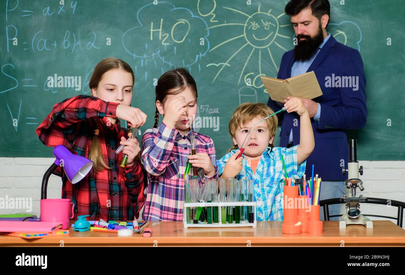 Practical knowledge. Teaching kids sharing important knowledge. With ...