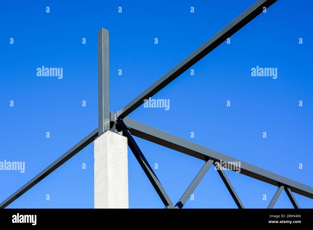 Metal framework supports hi-res stock photography and images - Alamy