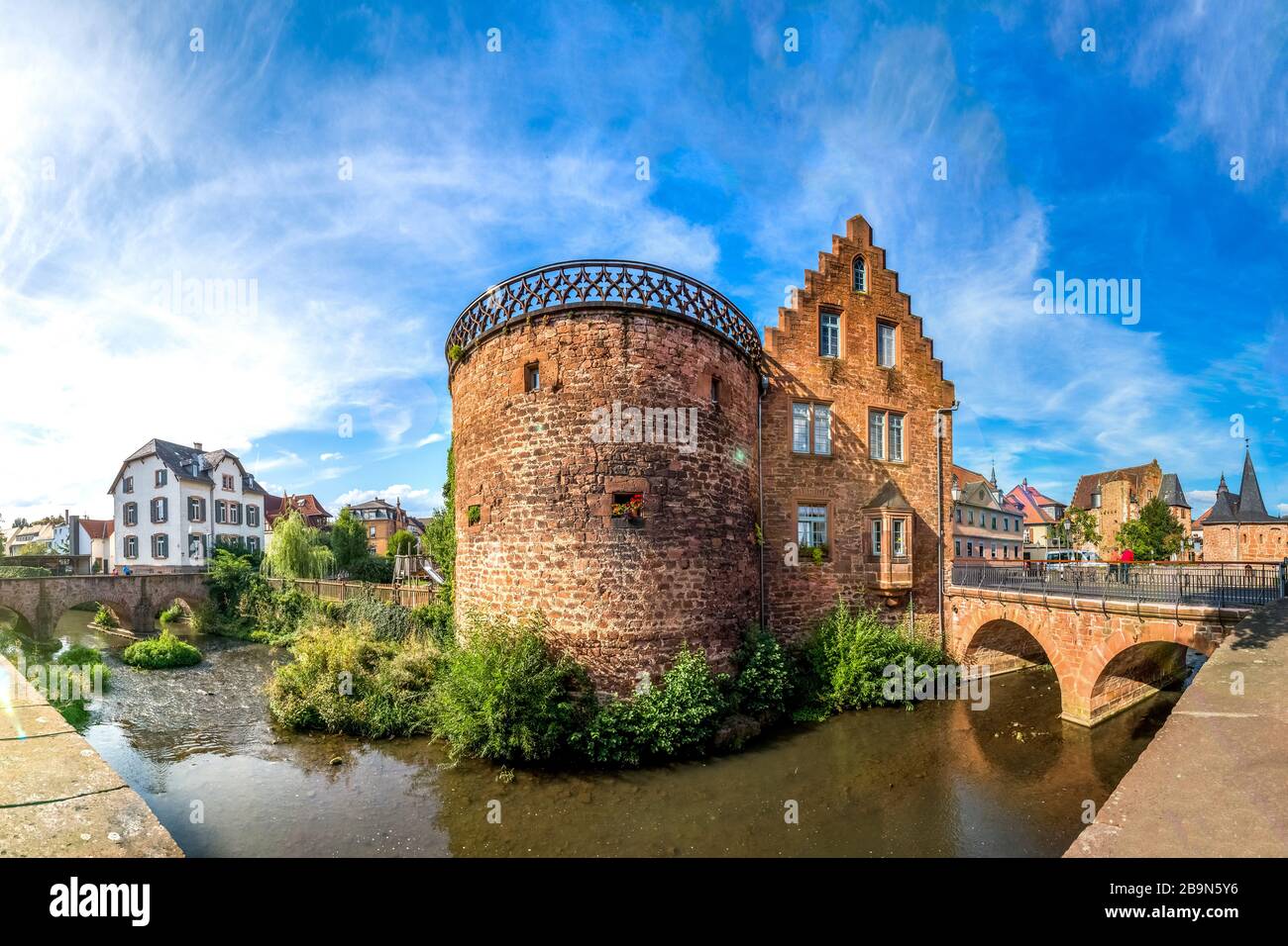 Bridge in Büdingen, Germany Stock Photo - Alamy