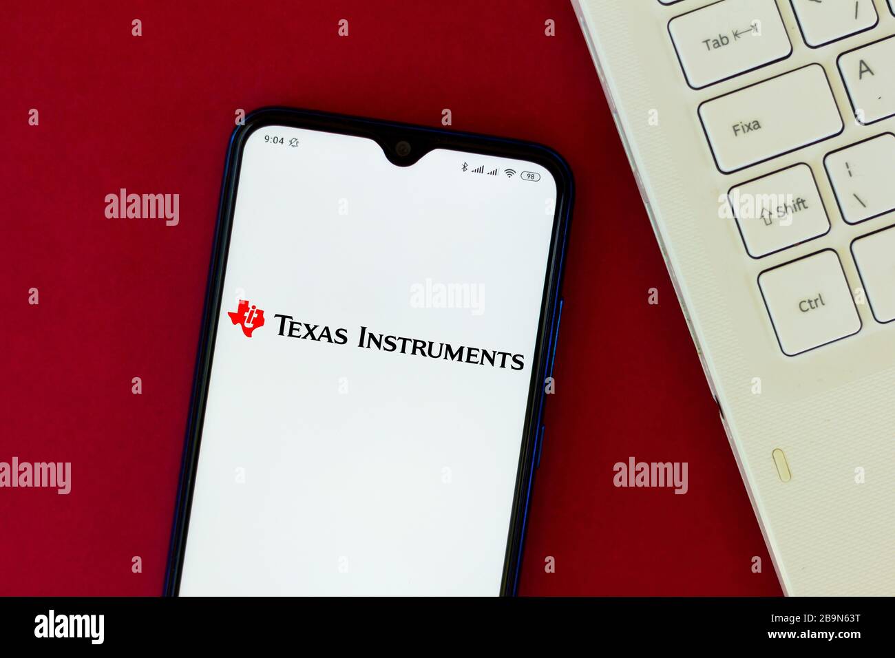 Texas instruments logo hi-res stock photography and images - Alamy