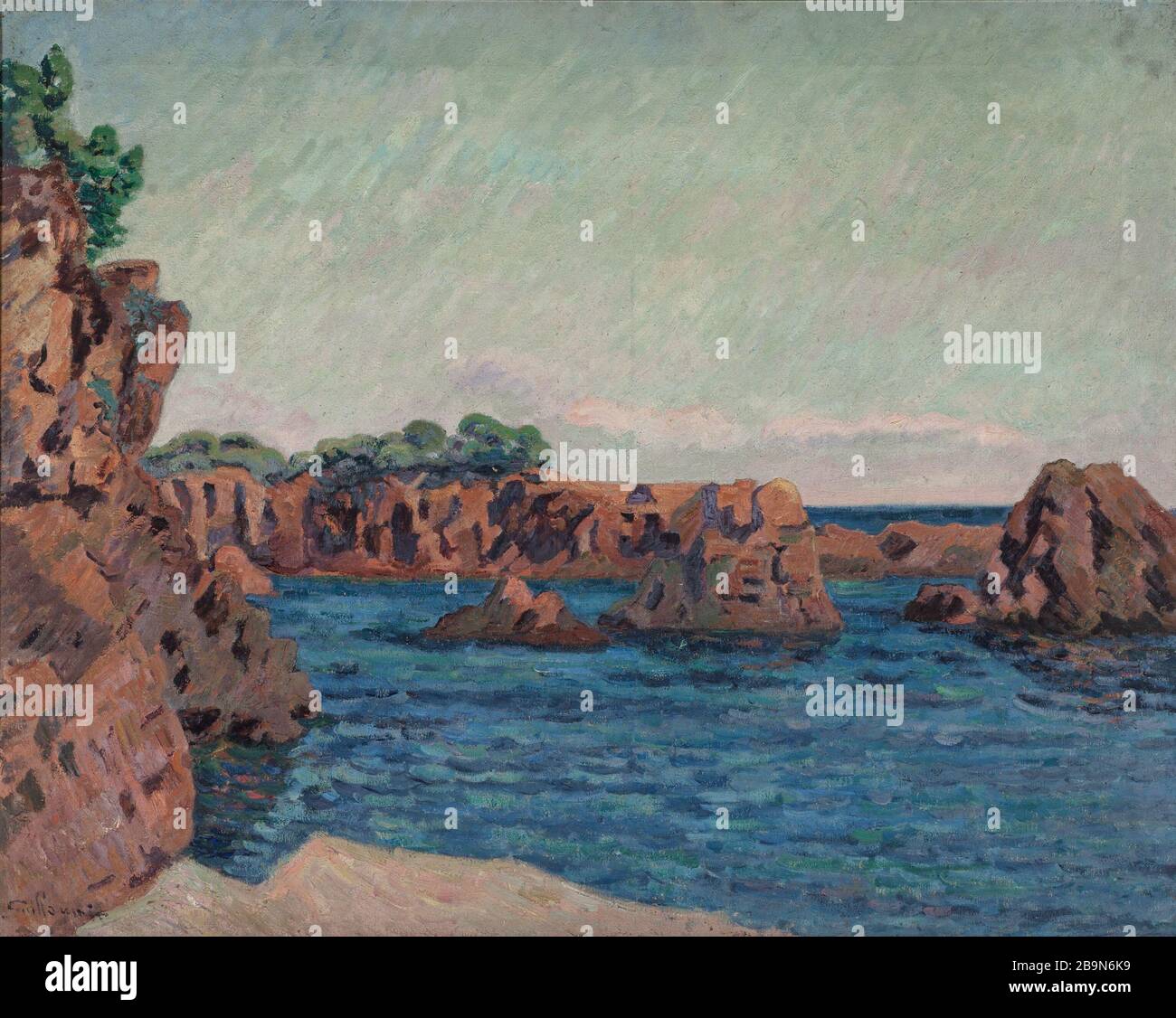 Rocks at Agay Armand Guillaumin (1841-1895). "Rochers à Agay (Var ...