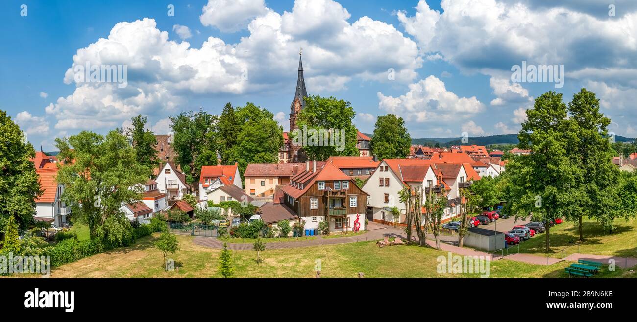 Overview in Erbach, Germany Stock Photo - Alamy
