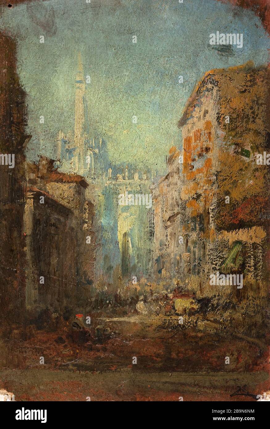 Milan, the Duomo Félix Ziem (1821-1911). "Milan, il Duomo". Huile sur ...