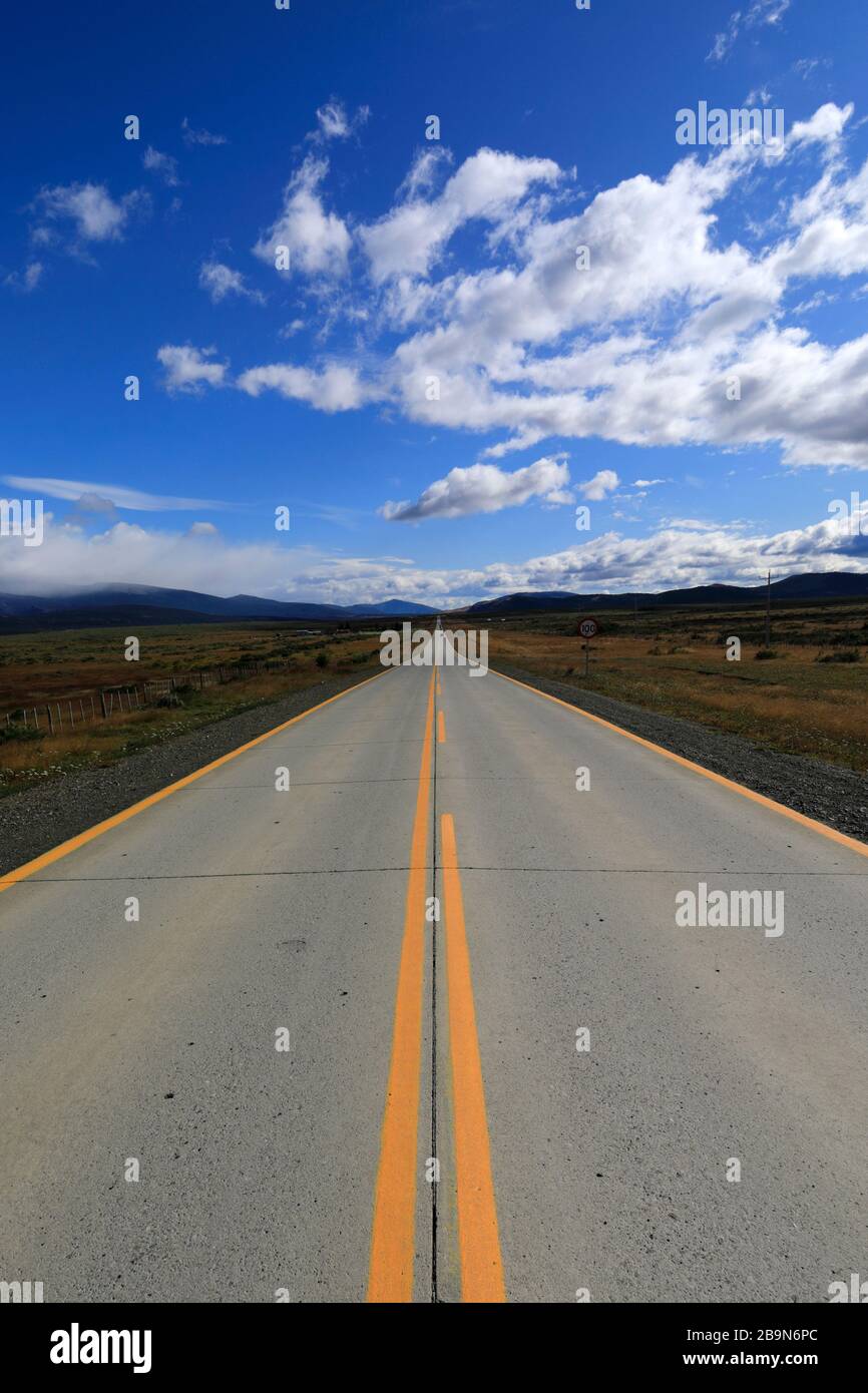 Tarmac road patagonia hi-res stock photography and images - Alamy