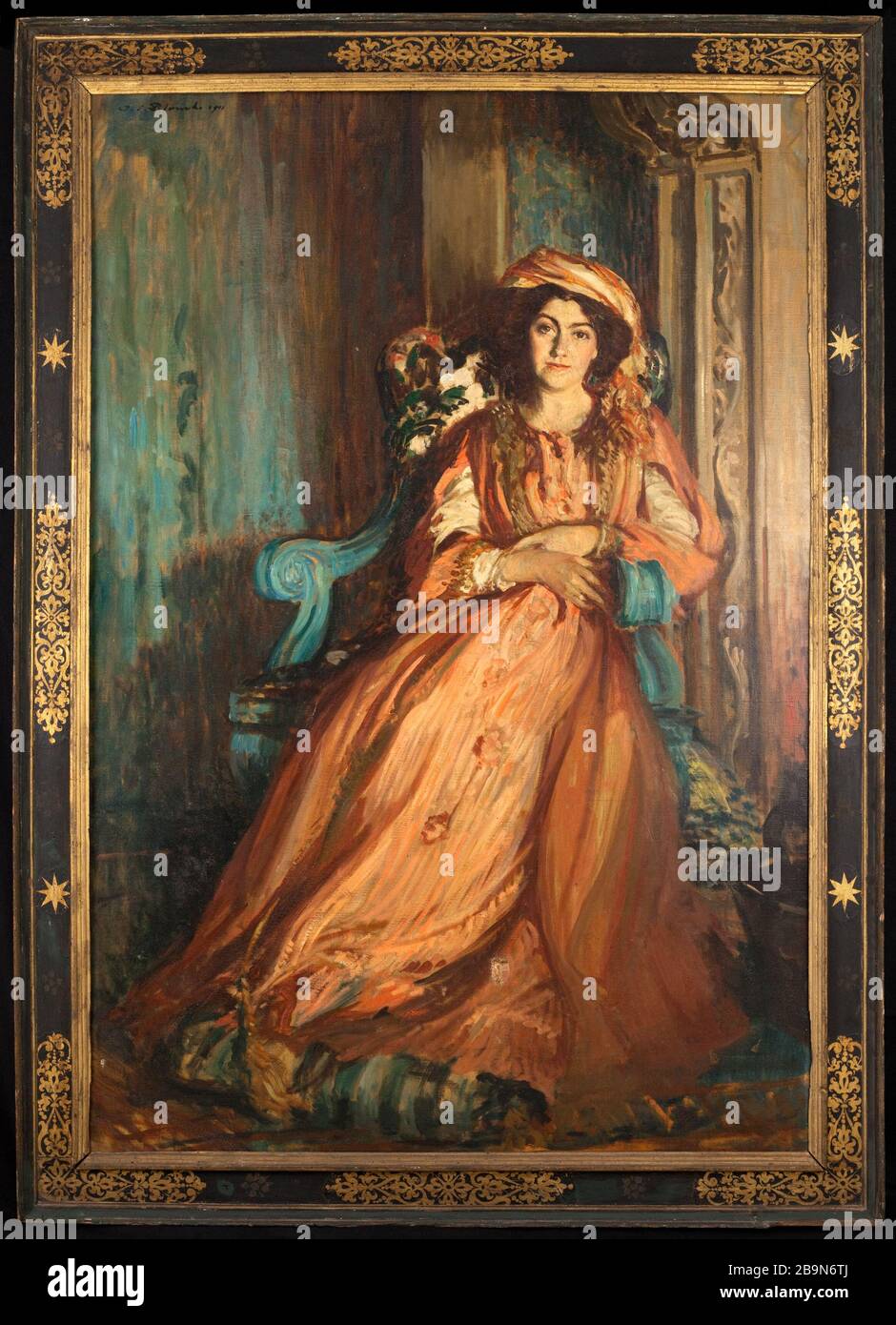 Mabel Dodge at Villa Curonia (Florence) Jacques-Emile Blanche (1861 ...