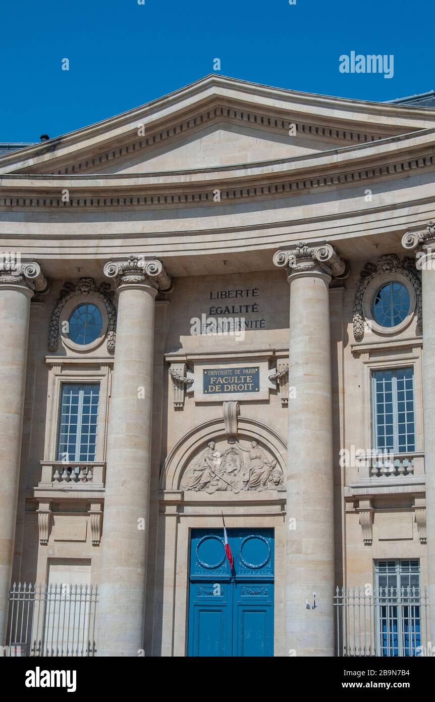 Faculty law paris france hi-res stock photography and images - Alamy