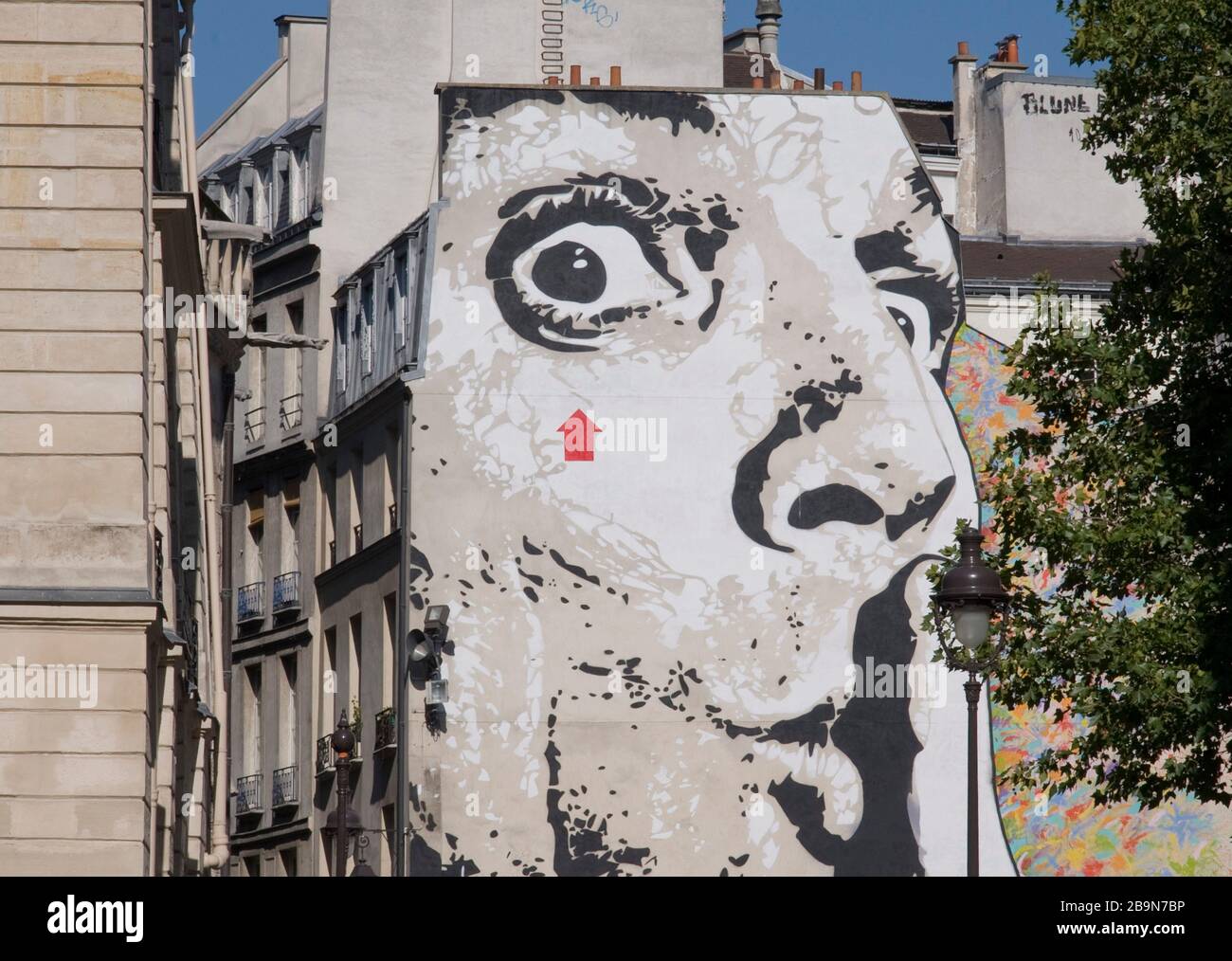 Salvador Dali mural in Paris France Stock Photo - Alamy