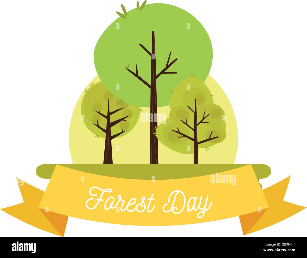Forest day poster Stock Vector Image & Art - Alamy