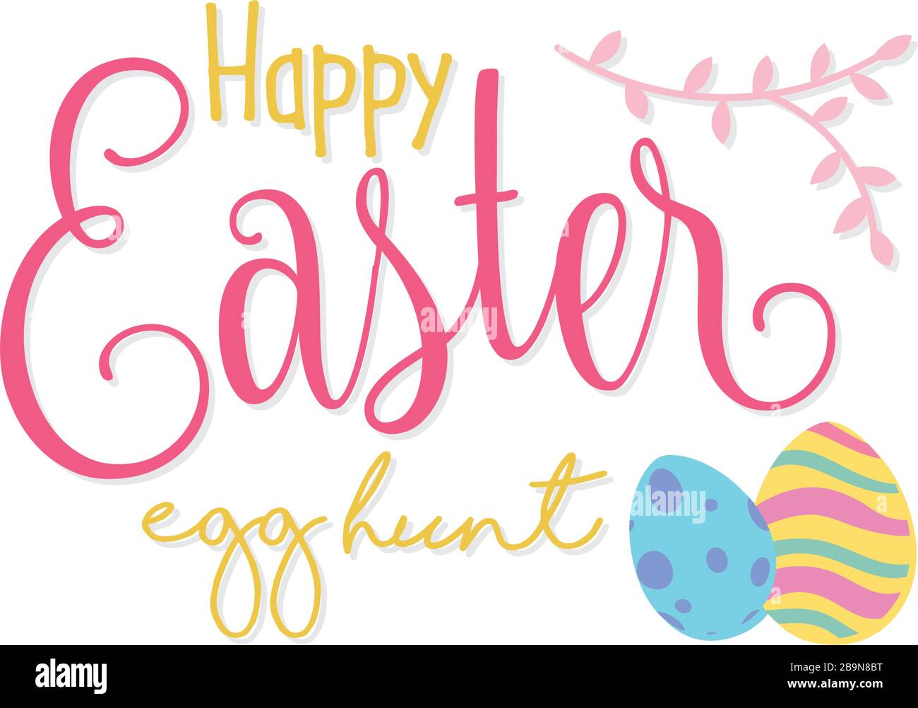 Easter bunny family with bunny girl Stock Vector Images - Alamy