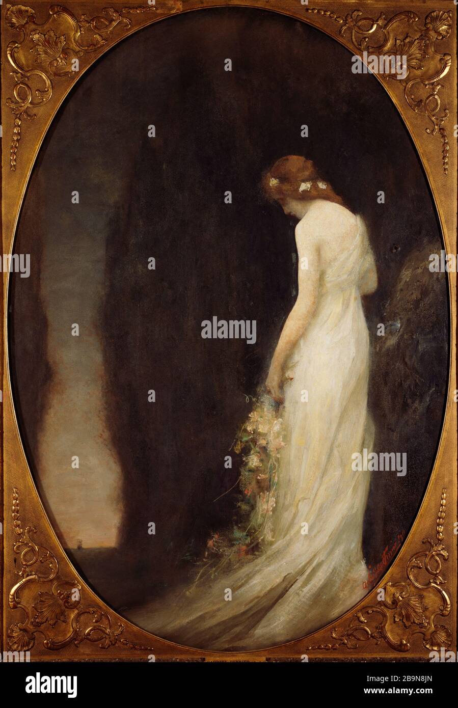 The evening Gabriel Ferrier (1847-1914). "Le soir", 1911. Musée des ...