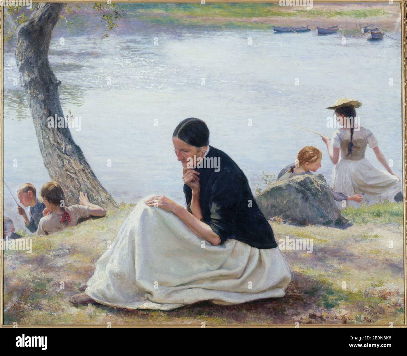 Memories Emile Friant (1863-1932). "Les souvenirs", 1891. Musée des ...