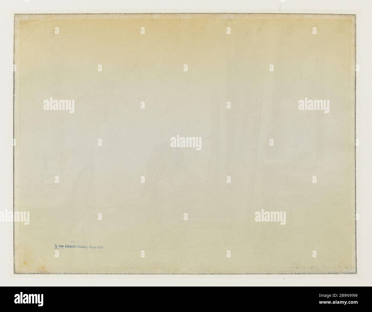 WORKSHOP Alexandre-Jacques Chantron Verso de la photographie de l ...