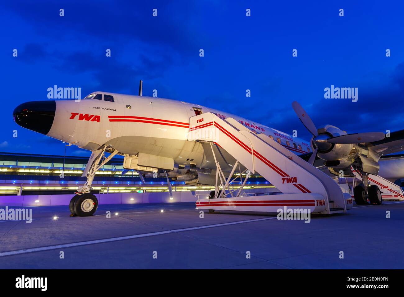 New York City, New York – February 27, 2020: TWA Trans World Airlines ...