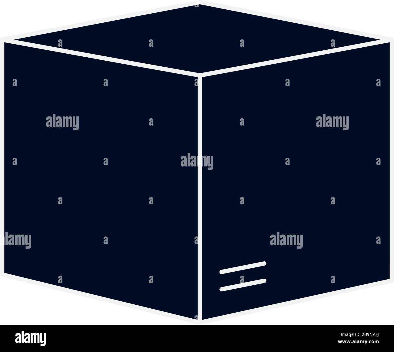 Box silhouette style icon design, Delivery logistics transportation ...