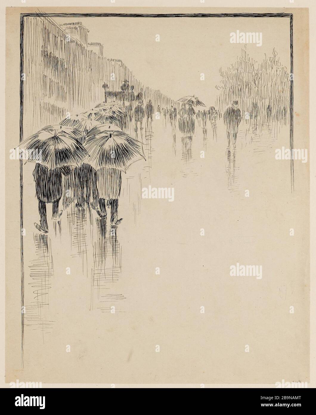 In the street. Fancy sad Stock Photo - Alamy