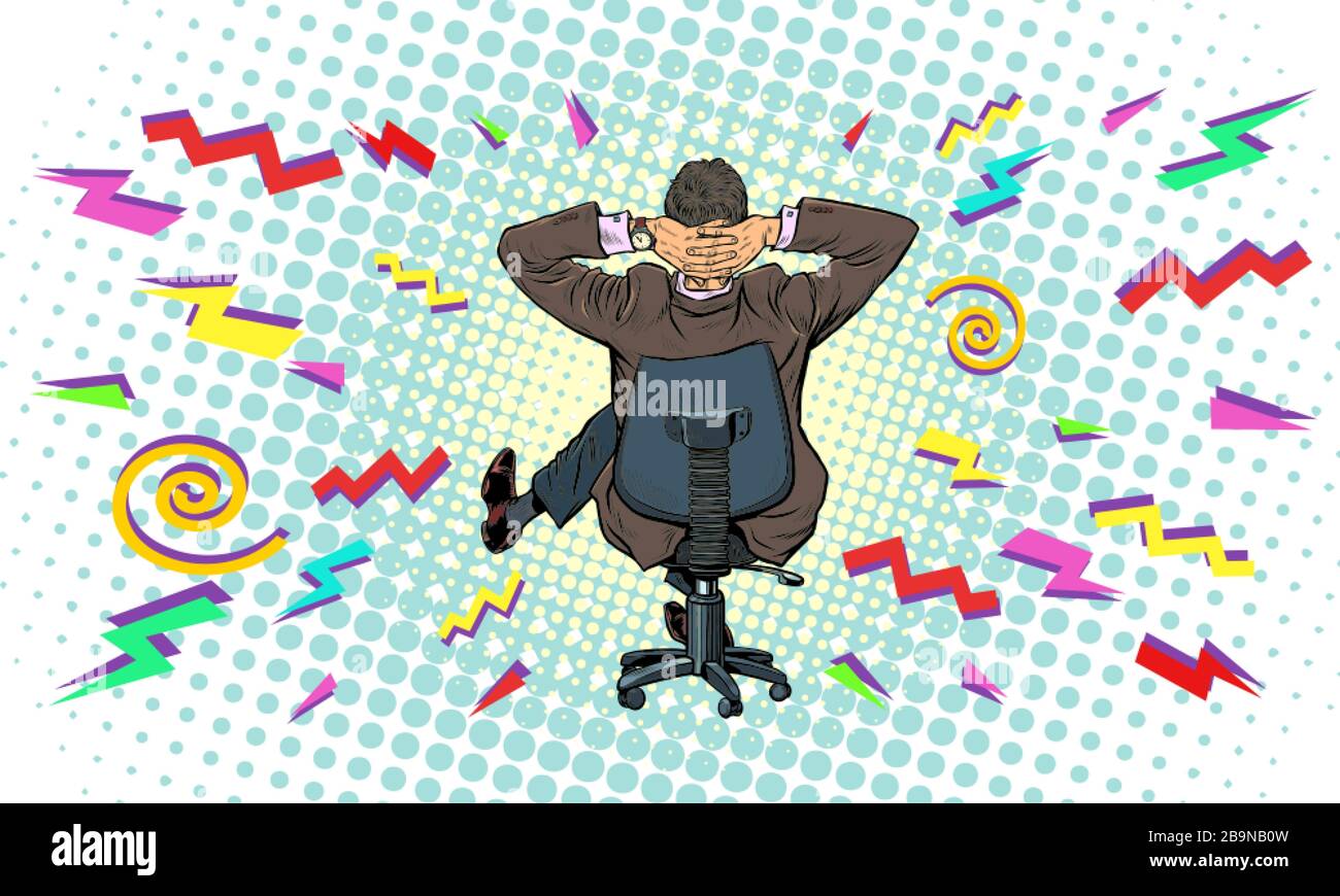 Back to work stress Cut Out Stock Images & Pictures - Alamy