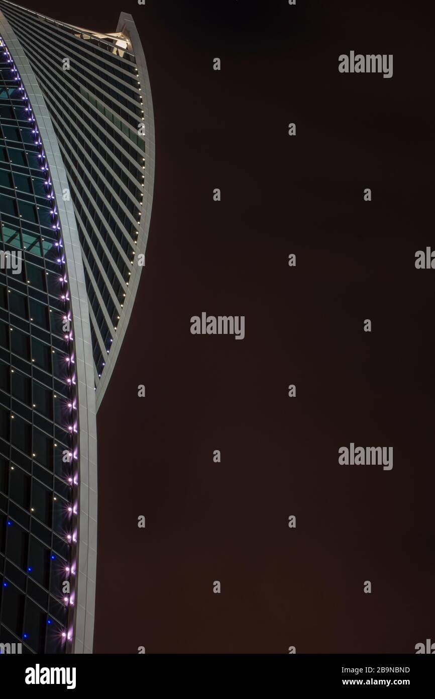 Building with lights on hi-res stock photography and images - Alamy