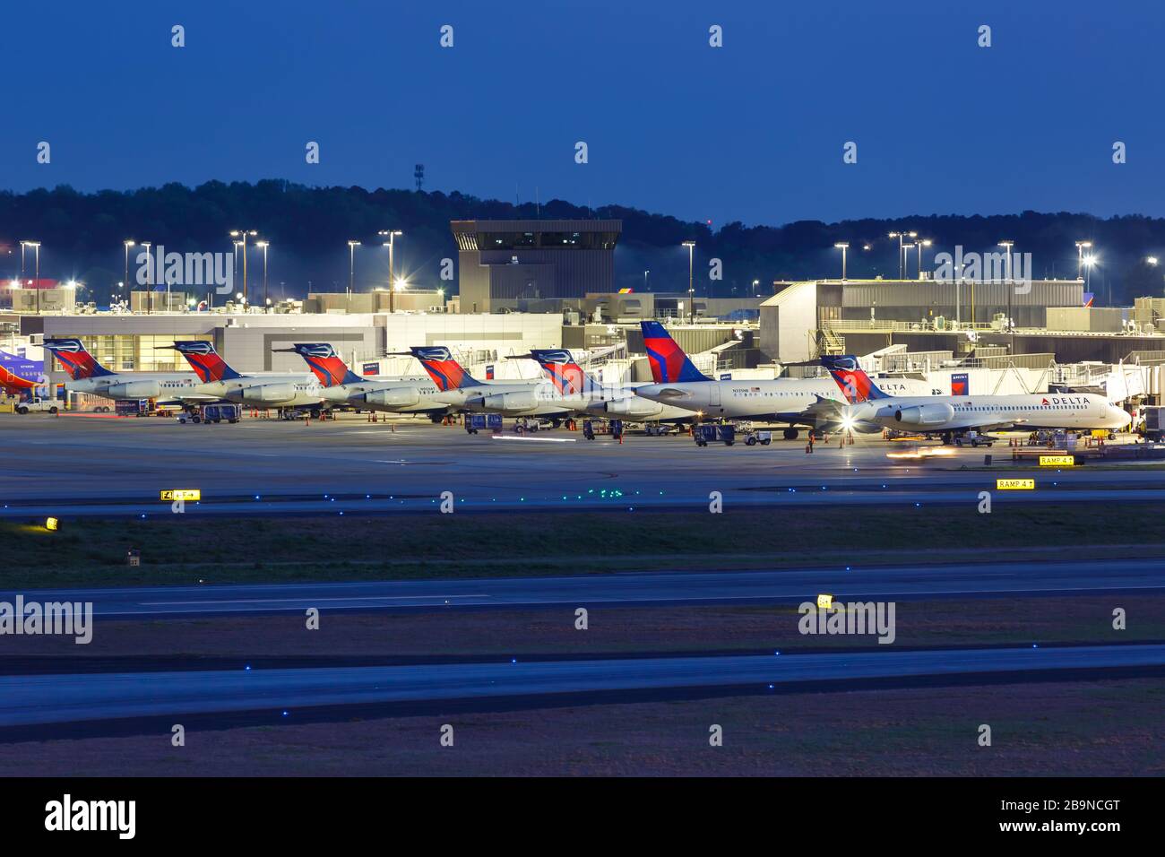 Atlanta, Georgia – April 2, 2019: Delta Air Lines Boeing 717-200 ...