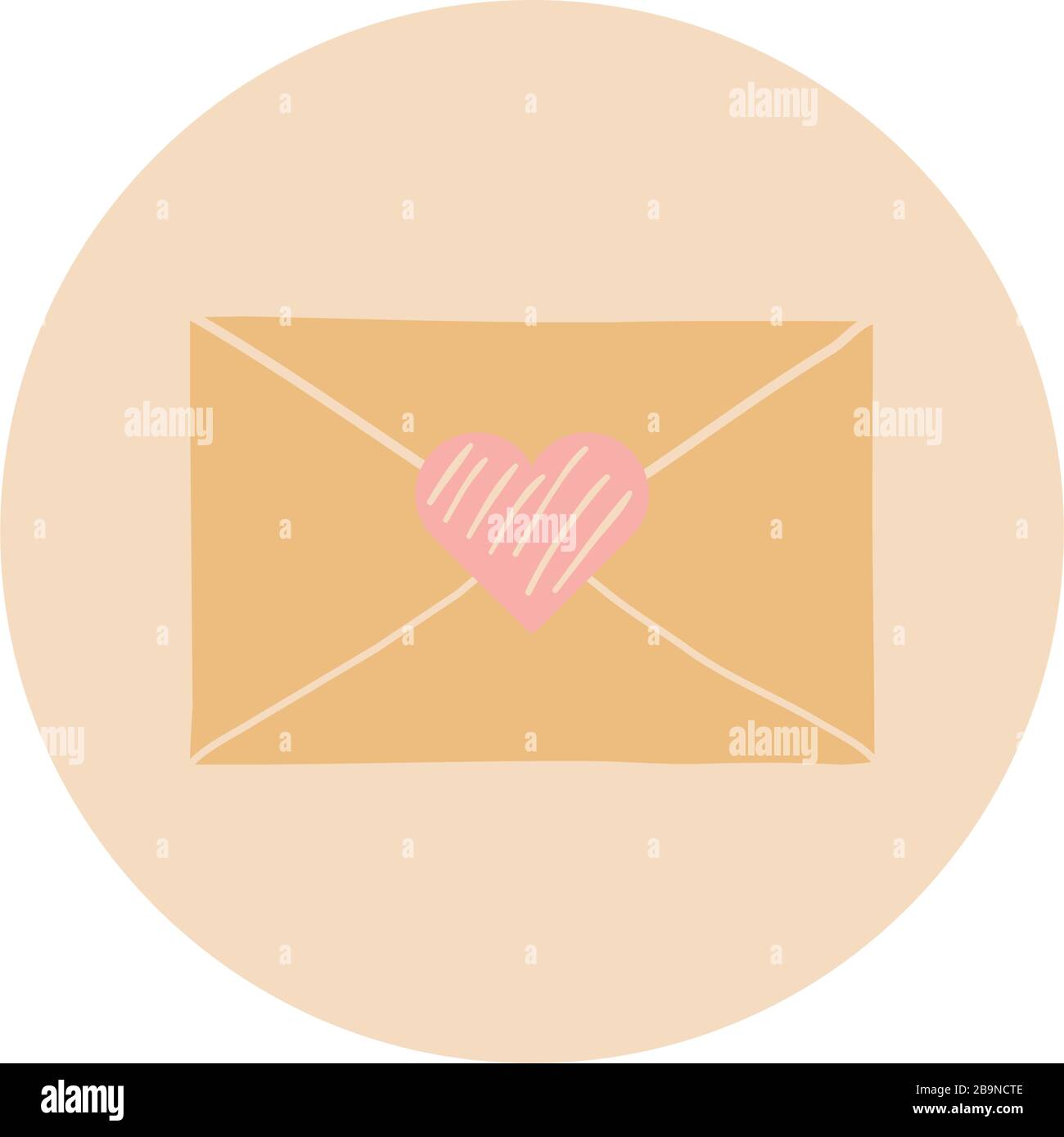 Love card with heart flat block style icon design of Passion romantic ...