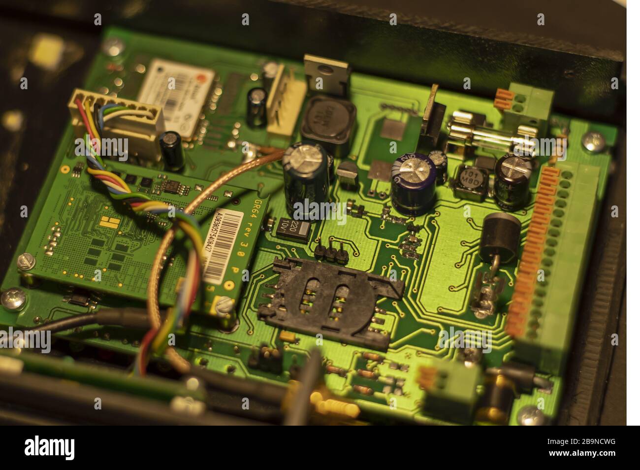 Electronic board. Navigation system Stock Photo - Alamy