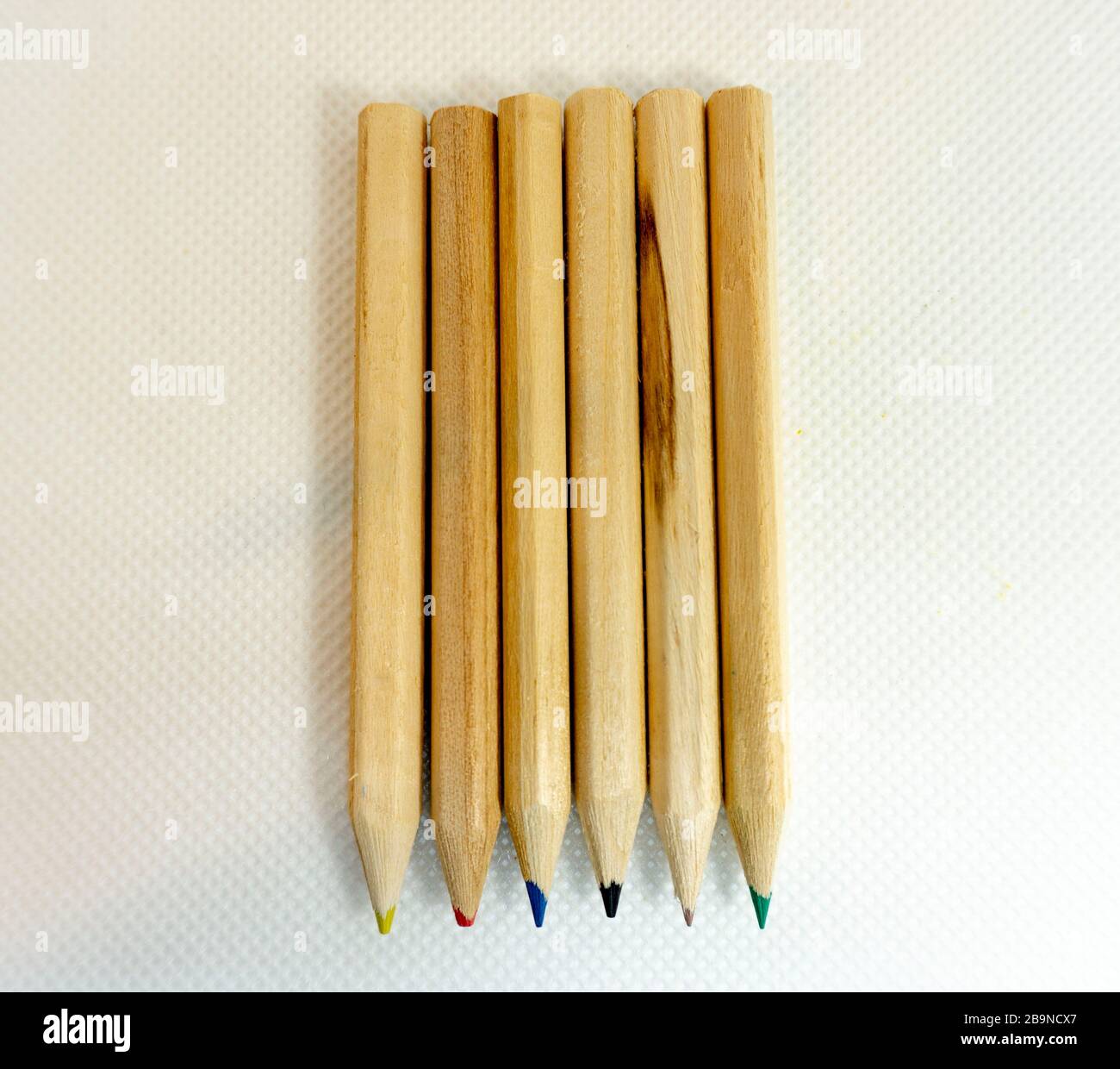 Six pencils hi-res stock photography and images - Alamy