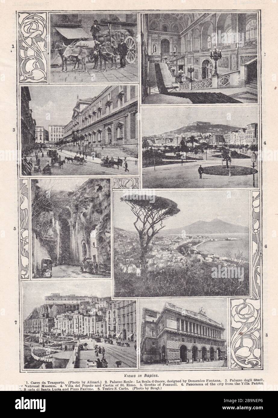 Views in naples 1900s hi-res stock photography and images - Alamy