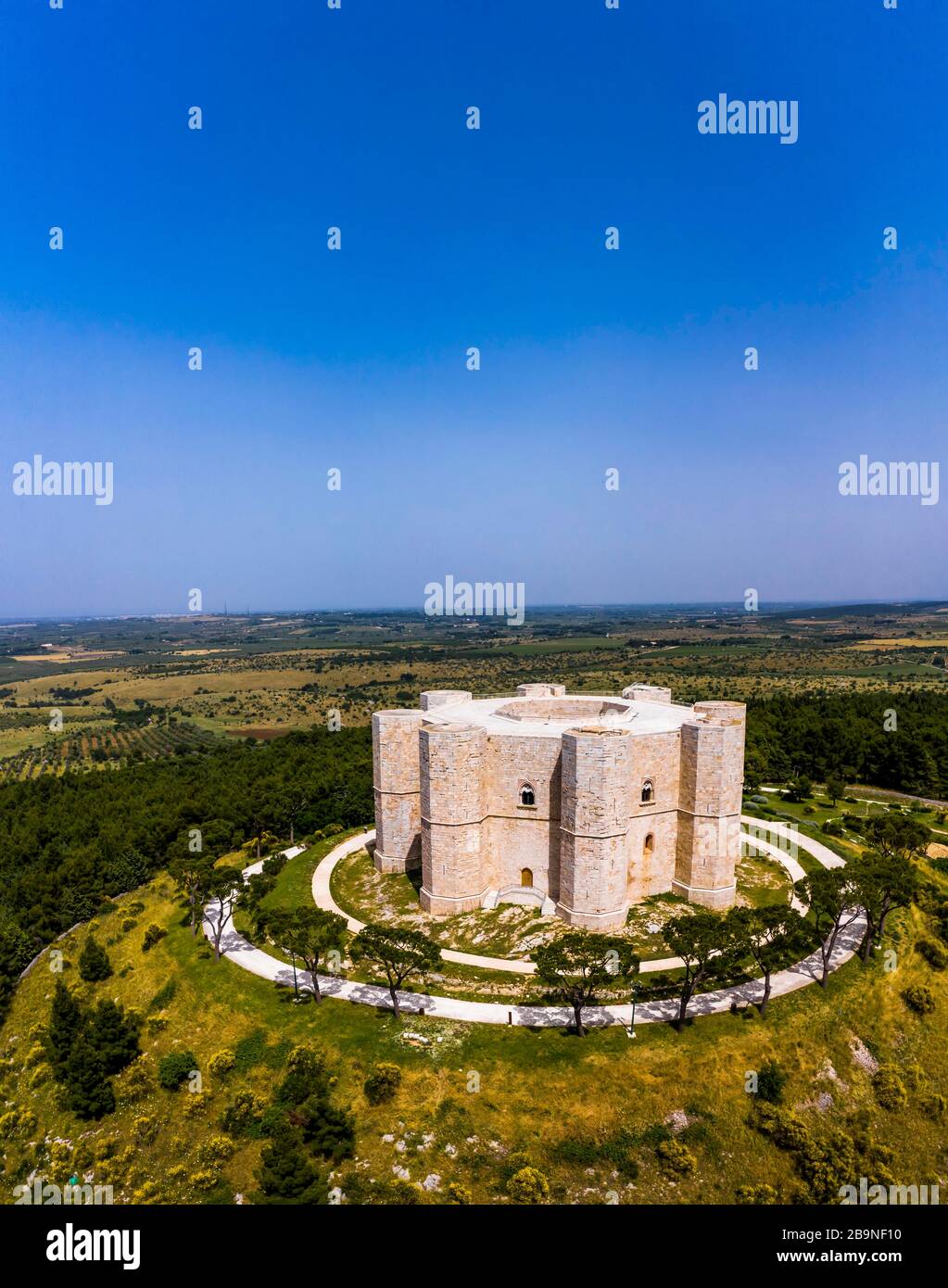 Aerial view of castel del monte hi-res stock photography and images - Alamy