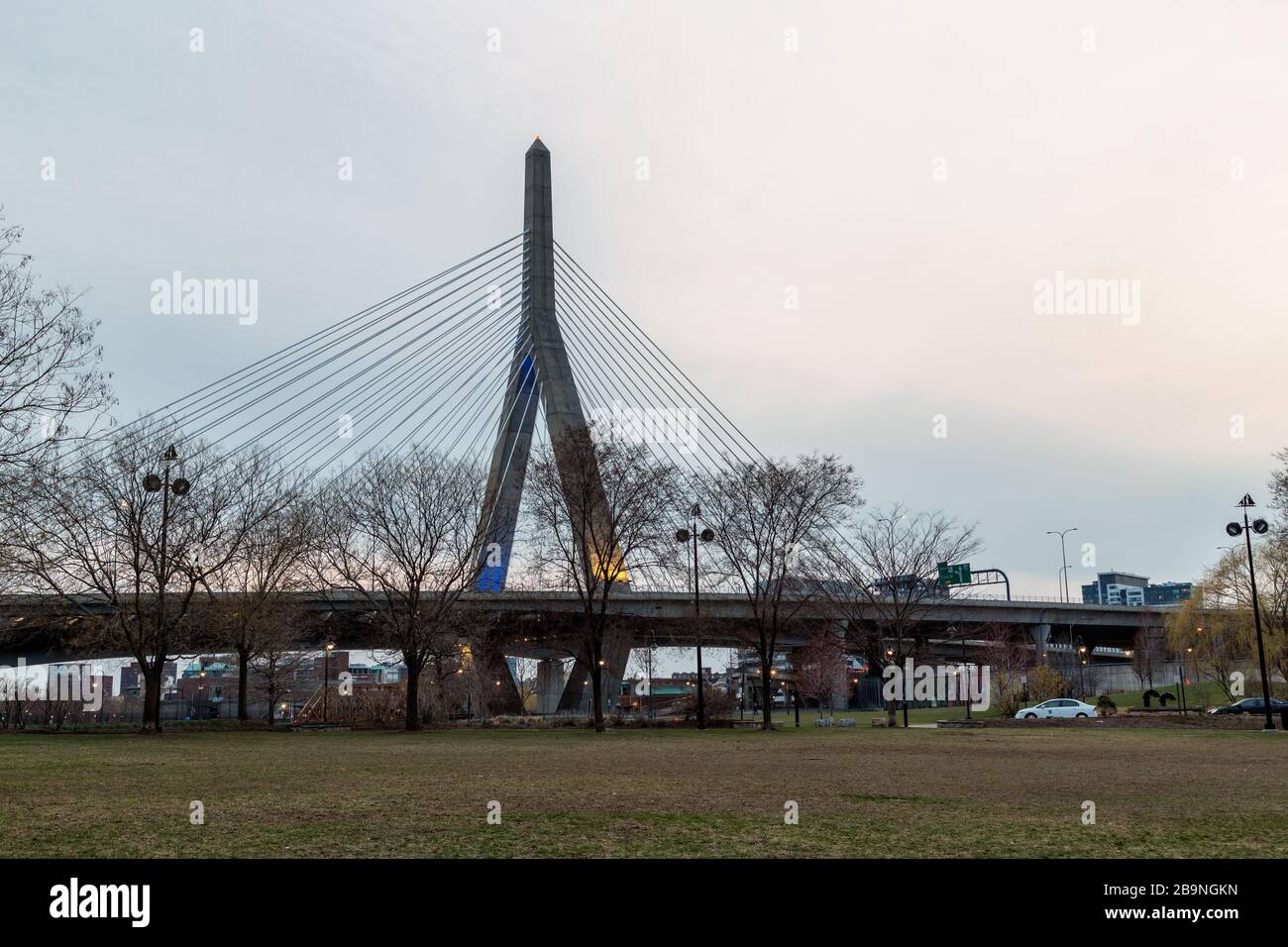 Leonard P. Zakim Bunker Hill Memorial Bridge, Boston, Massachusetts ...