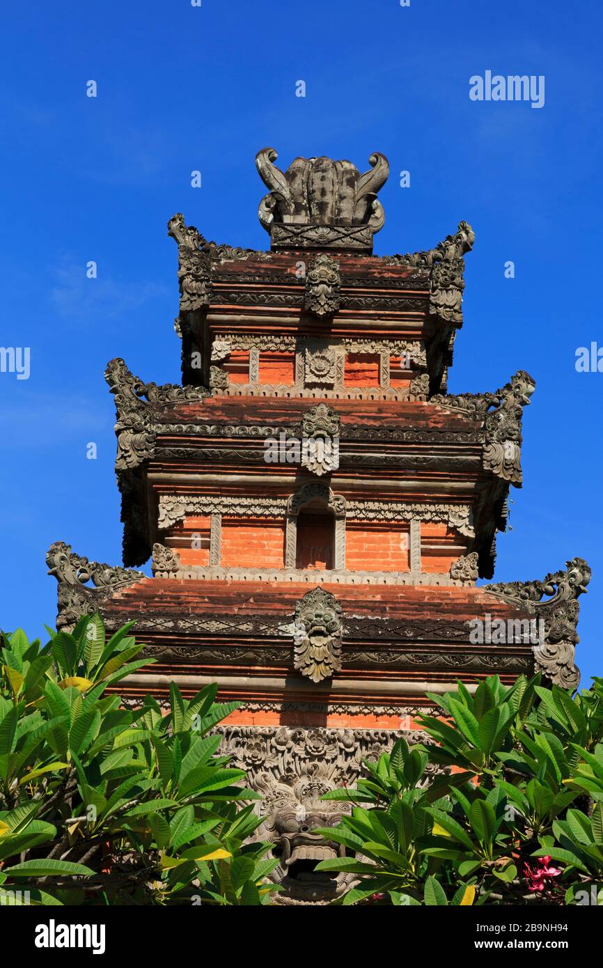 Pura Meru Hindu Temple, Mataram City, Lombok Island, West Nusa Tenggara ...