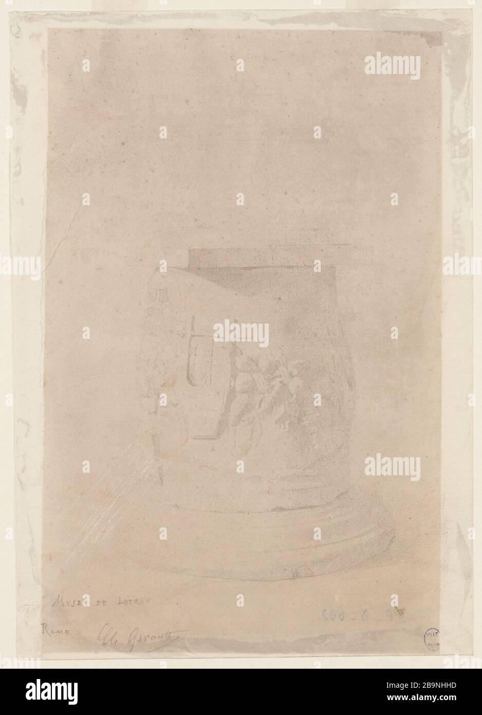 Was carved column Stock Photo - Alamy