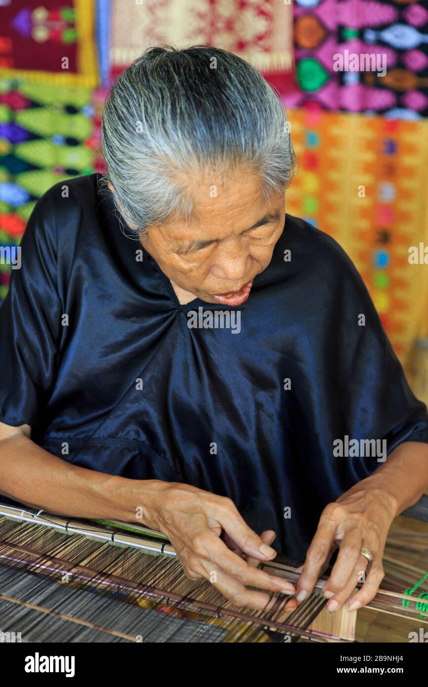 Sukarara Weaving Village, Lombok Island, West Nusa Tenggara Province ...