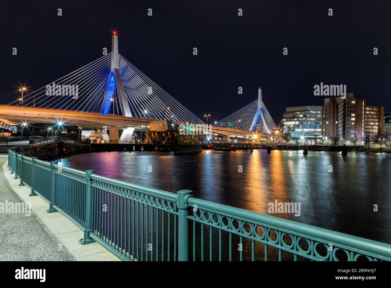 Leonard P. Zakim Bunker Hill Memorial Bridge, Boston, Massachusetts ...