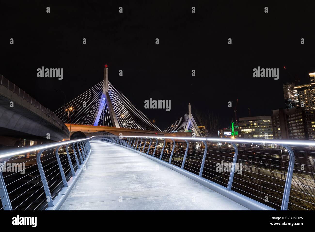 Leonard P. Zakim Bunker Hill Memorial Bridge, Boston, Massachusetts ...