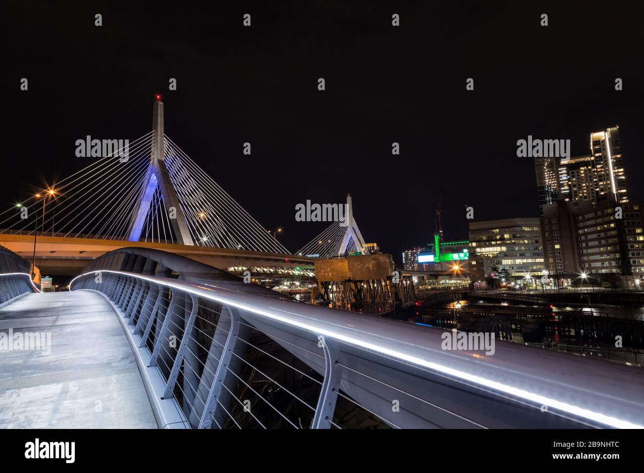 Leonard P. Zakim Bunker Hill Memorial Bridge, Boston, Massachusetts ...