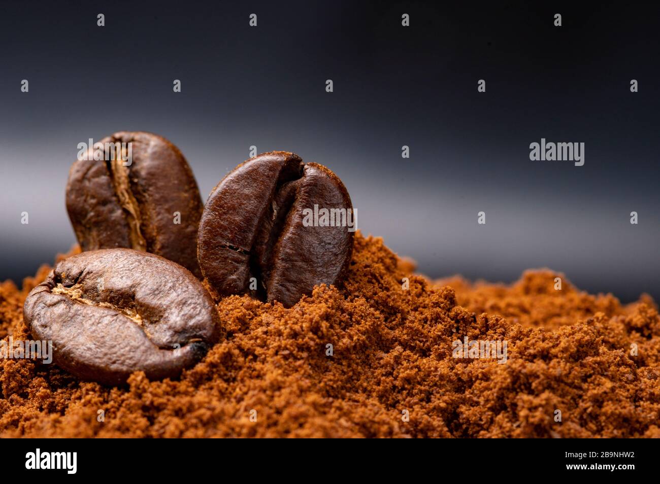 Coffee grain lying on the ground coffee Stock Photo - Alamy