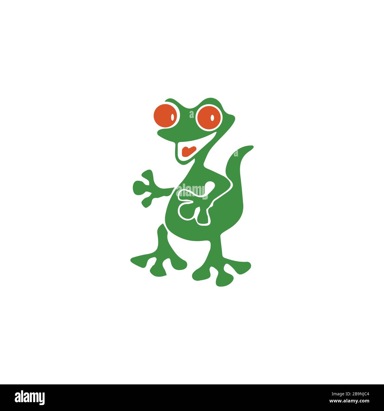 Gecko Lizard Logo Vector Design Template Stock Vector Image & Art - Alamy