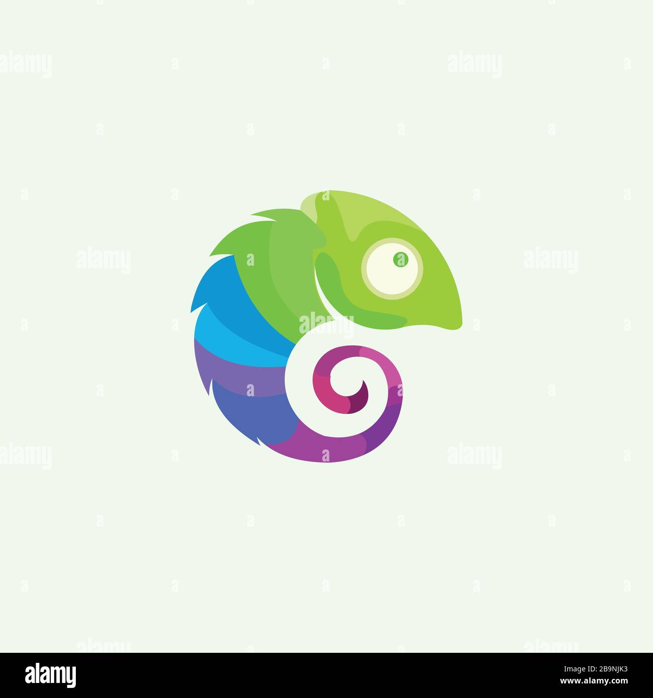 Gecko Lizard Logo Vector Design Template Stock Vector Image & Art - Alamy