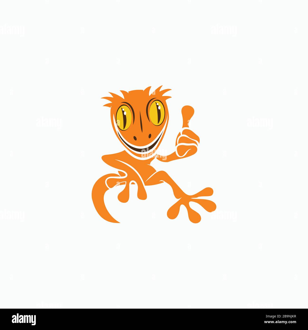Gecko Lizard Logo Vector Design Template Stock Vector Image & Art - Alamy