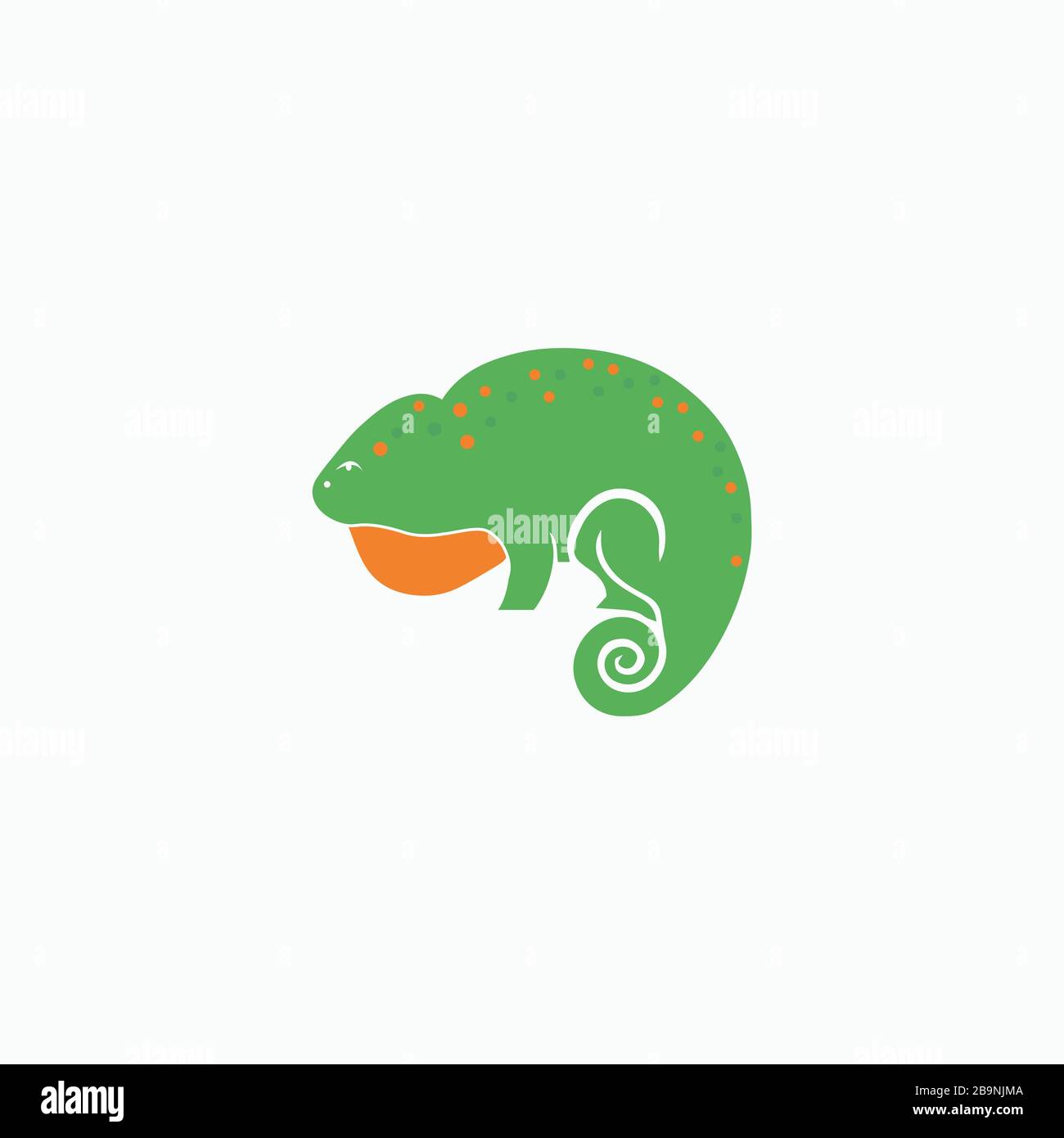 Gecko Lizard Logo Vector Design Template Stock Vector Image & Art - Alamy