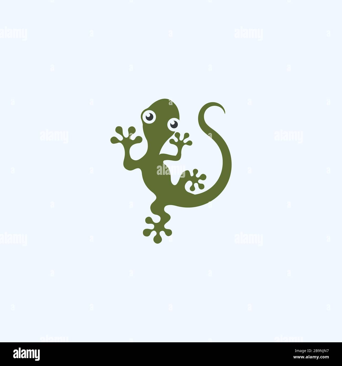 Gecko Lizard Logo Vector Design Template Stock Vector Image & Art - Alamy
