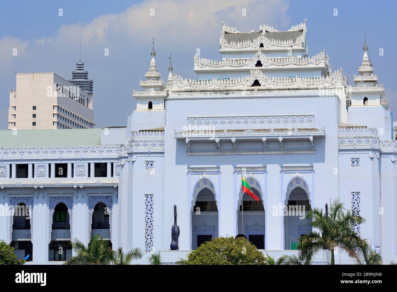 Yangon City Hall,(Rangoon),Myanmar (Burma),Asia Stock Photo - Alamy