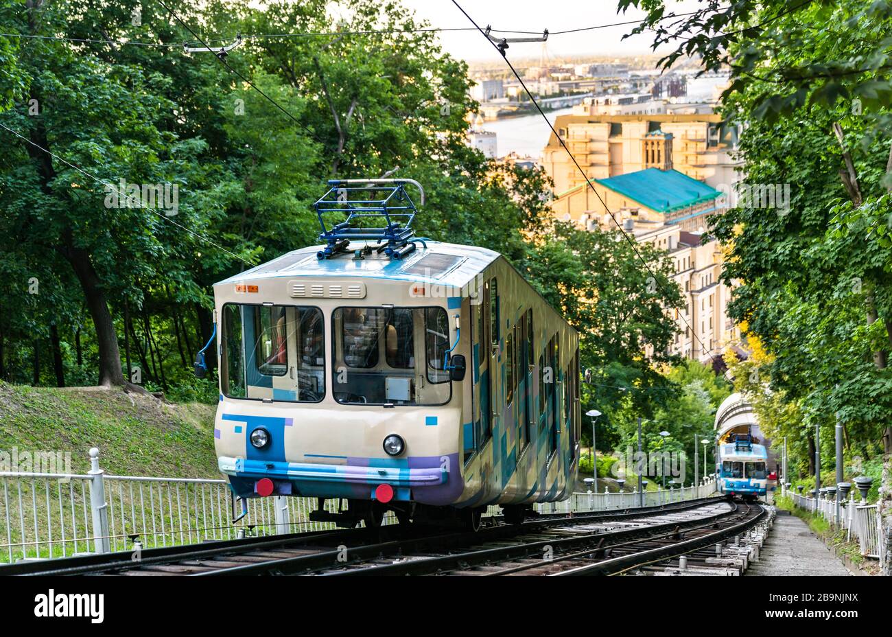 Kiev ukraine funicular cable car hi-res stock photography and images ...