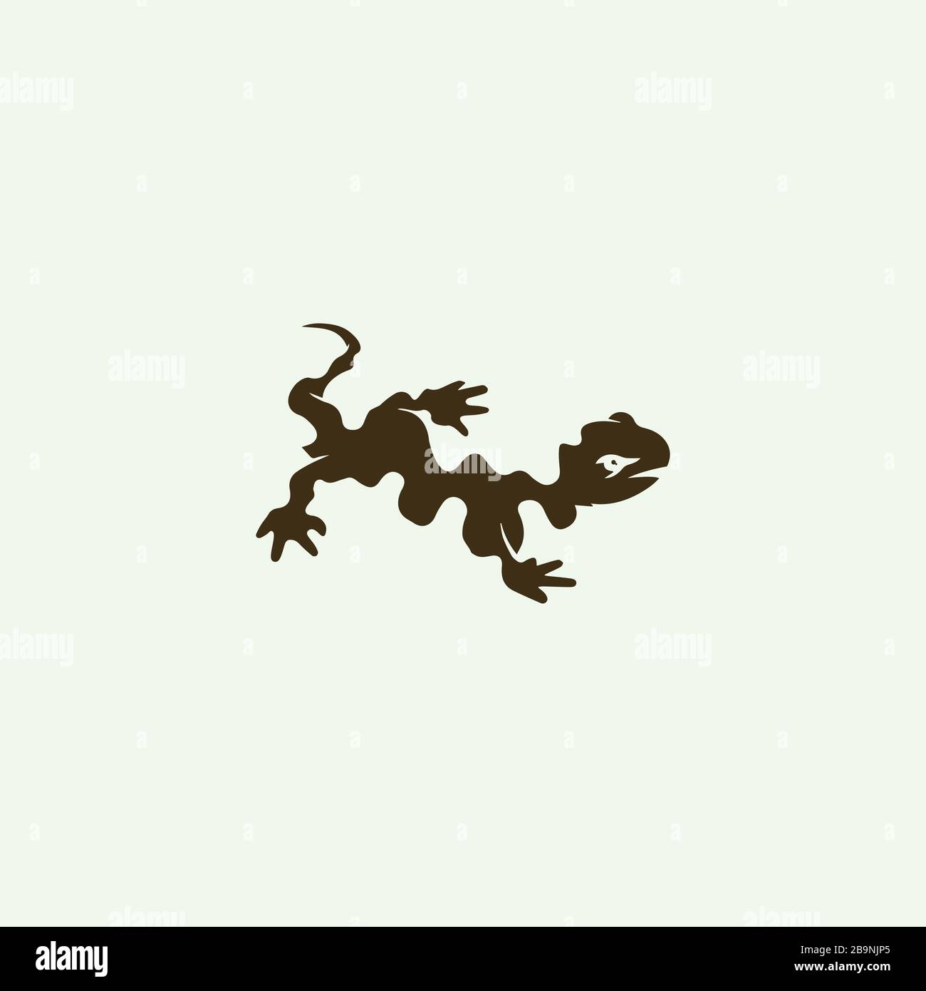 Gecko Lizard Logo Vector Design Template Stock Vector Image & Art - Alamy