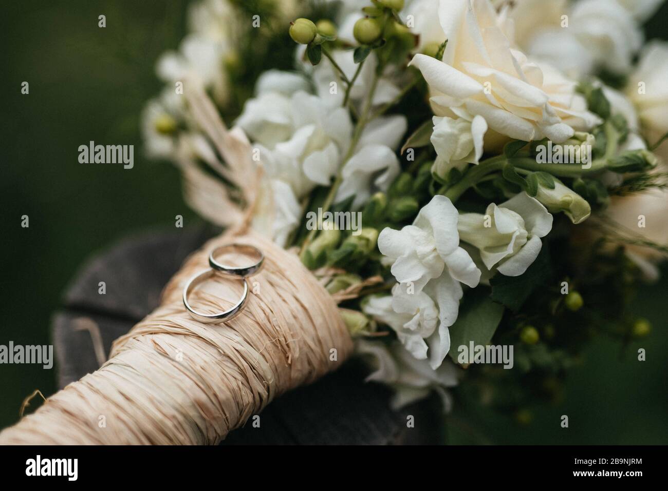 Beautiful bridal bouquet of flowers for the bride Stock Photo - Alamy