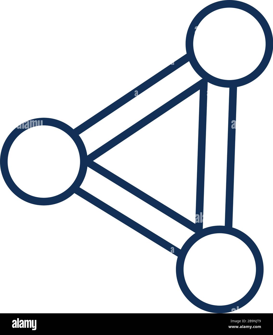 share line style icon design, Social media app multimedia communication ...