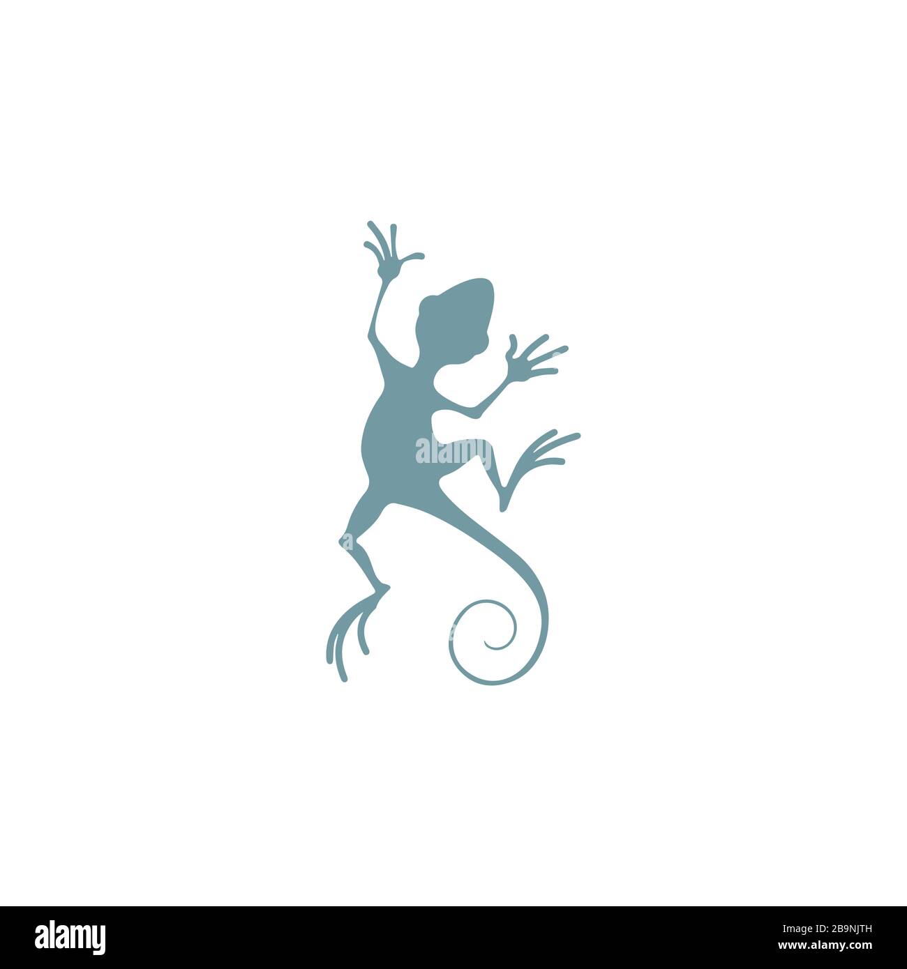 Gecko Lizard Logo Vector Design Template Stock Vector Image & Art - Alamy