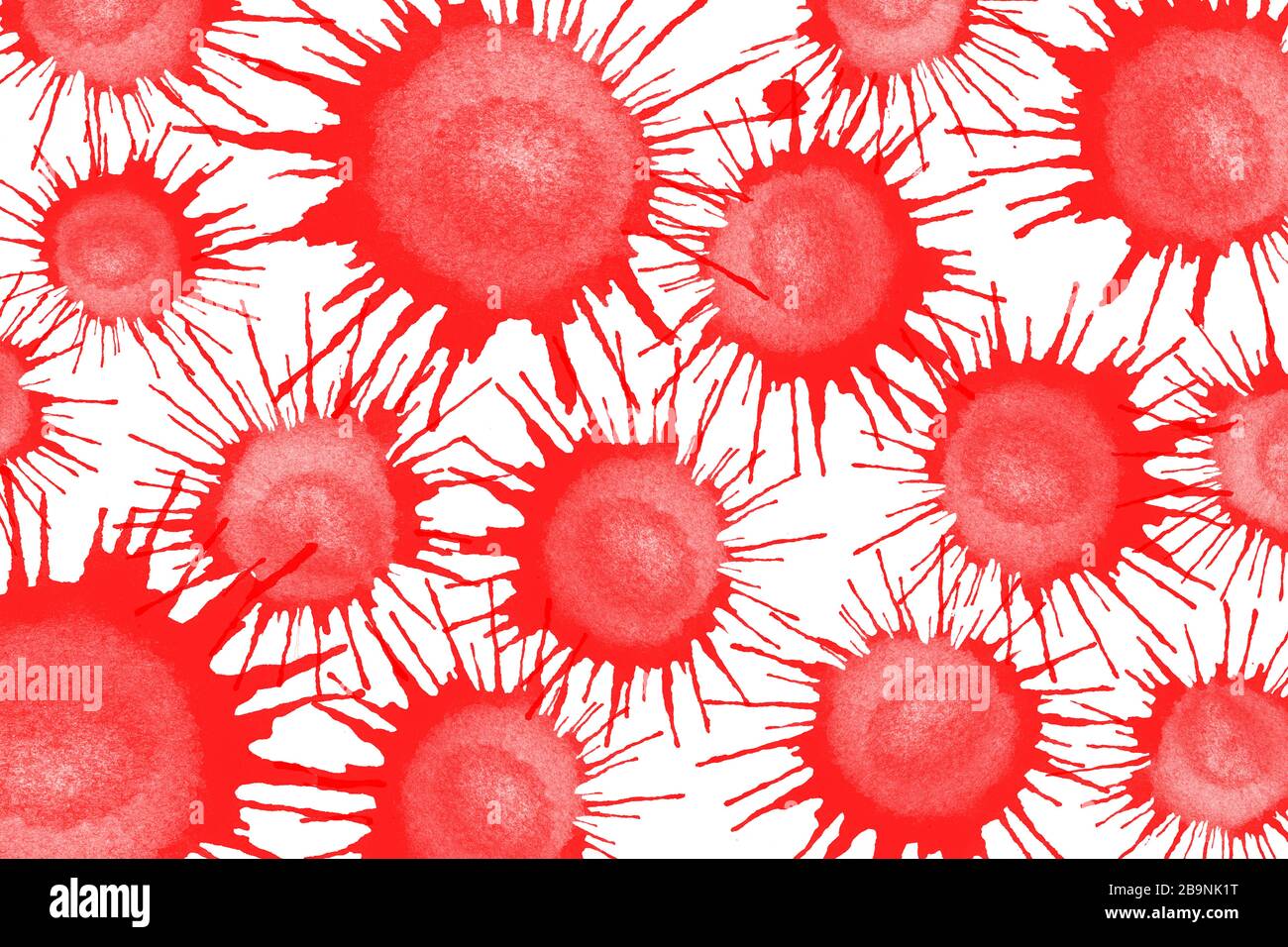 virus danger sign isolated on white background Stock Photo - Alamy