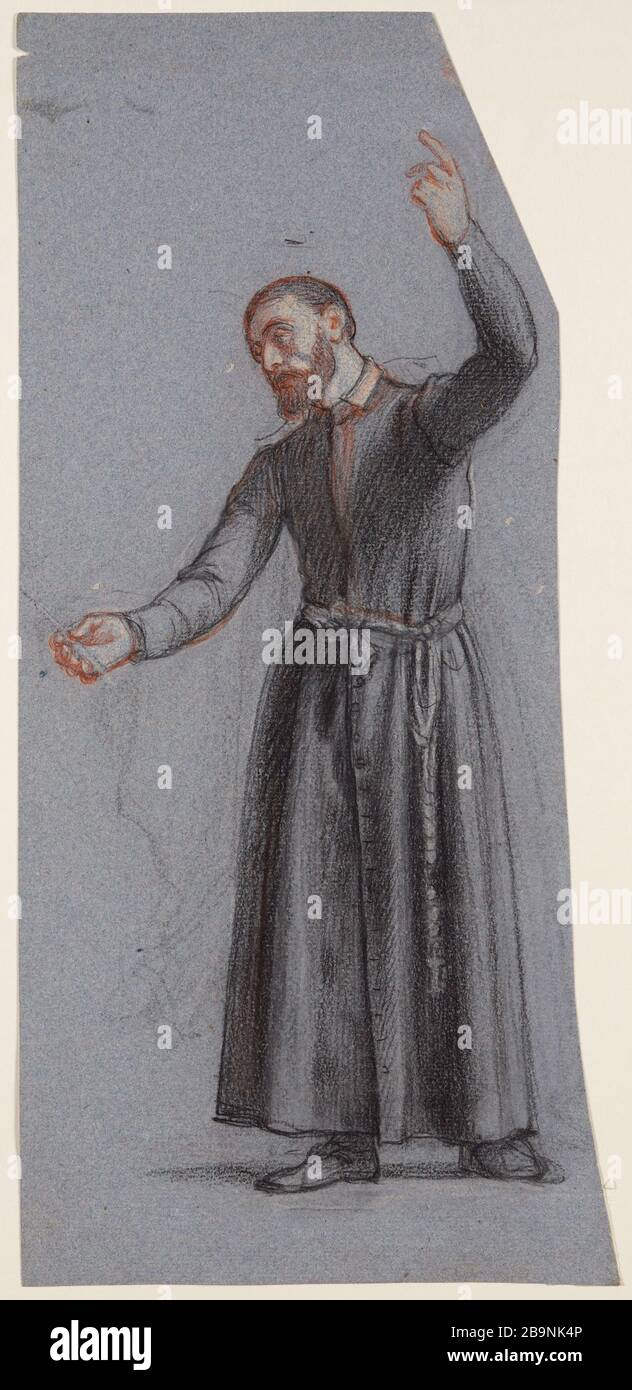 Saint Francis preaching Stock Photo - Alamy